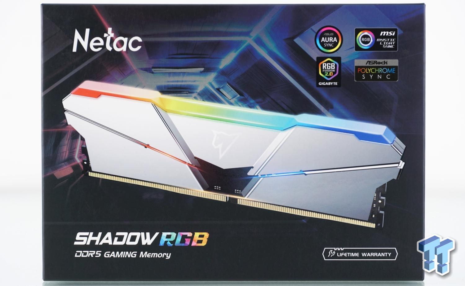 Netac Shadow RGB DDR5-4800 32GB Dual-Channel Memory Kit Review