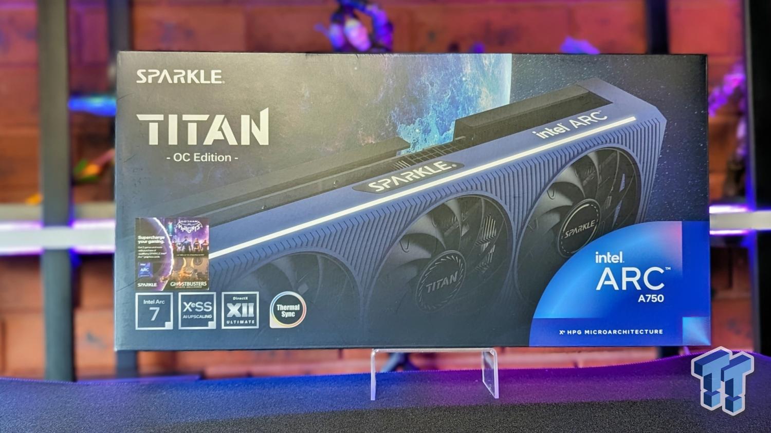 SPARKLE Intel Arc A750 TITAN OC Edition Review