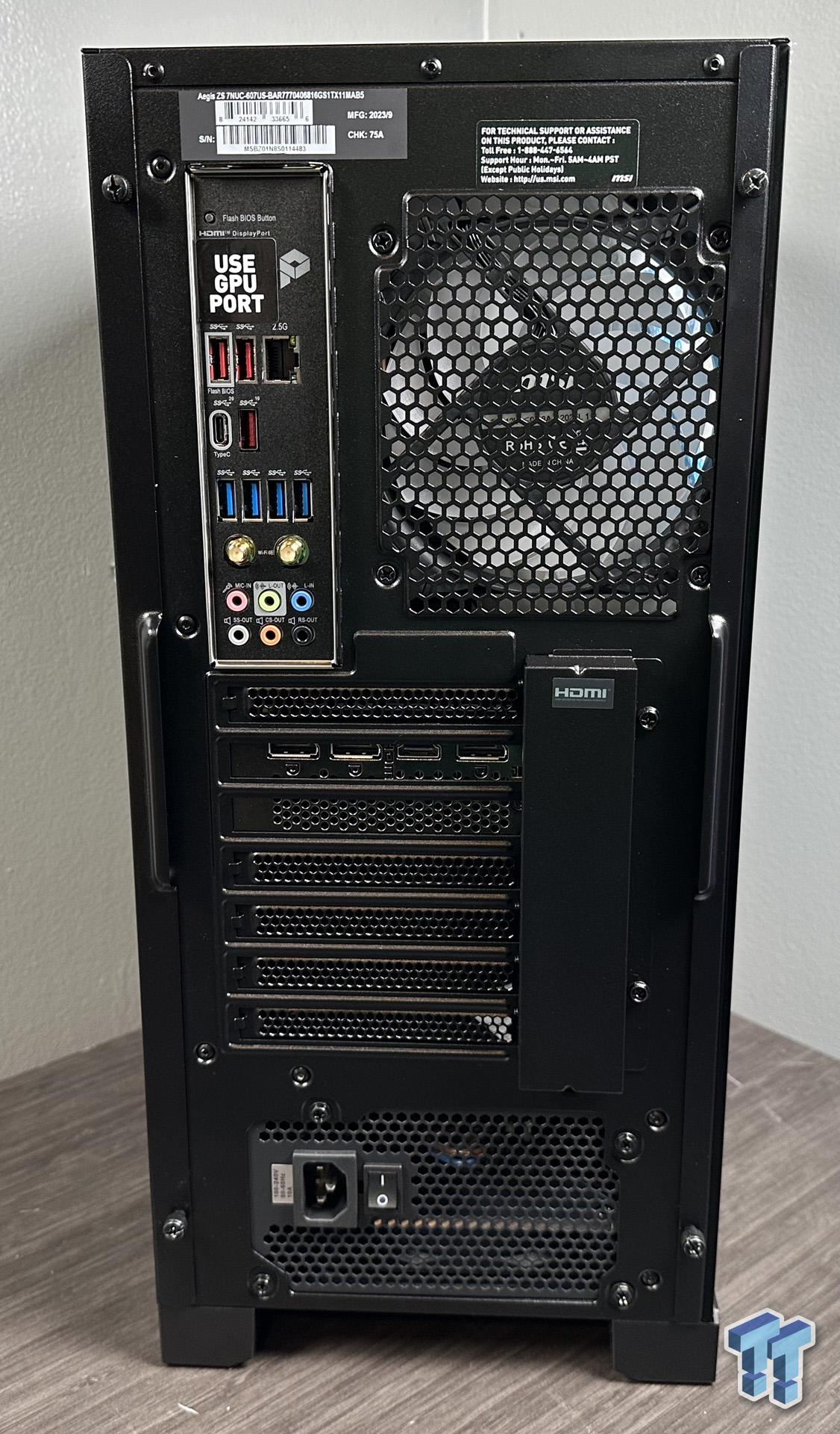 MSI Aegis ZS Gaming PC Review