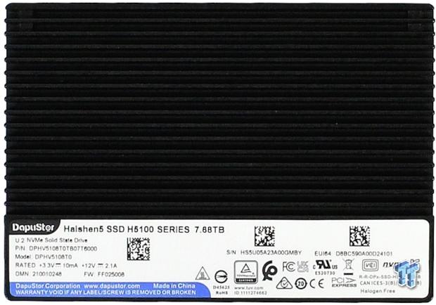 DapuStor Haishen5 H5100 7.68TB Enterprise SSD Review - Random Read Champion