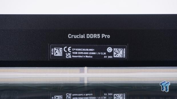 Crucial Pro Overclocking DDR5-6000 32GB Dual-Channel Memory Kit Review