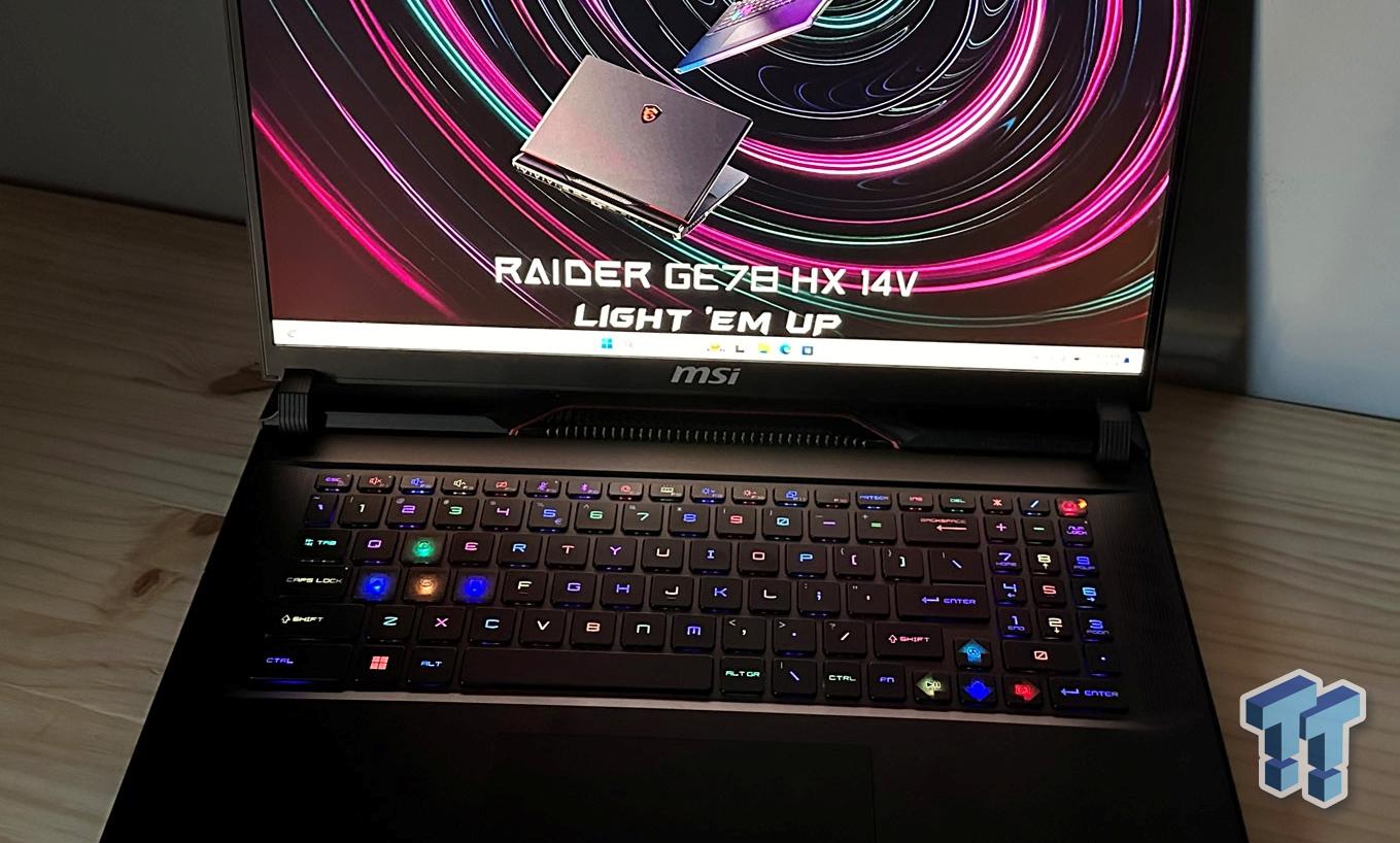 MSI Raider GE78HX Gaming Laptop Review
