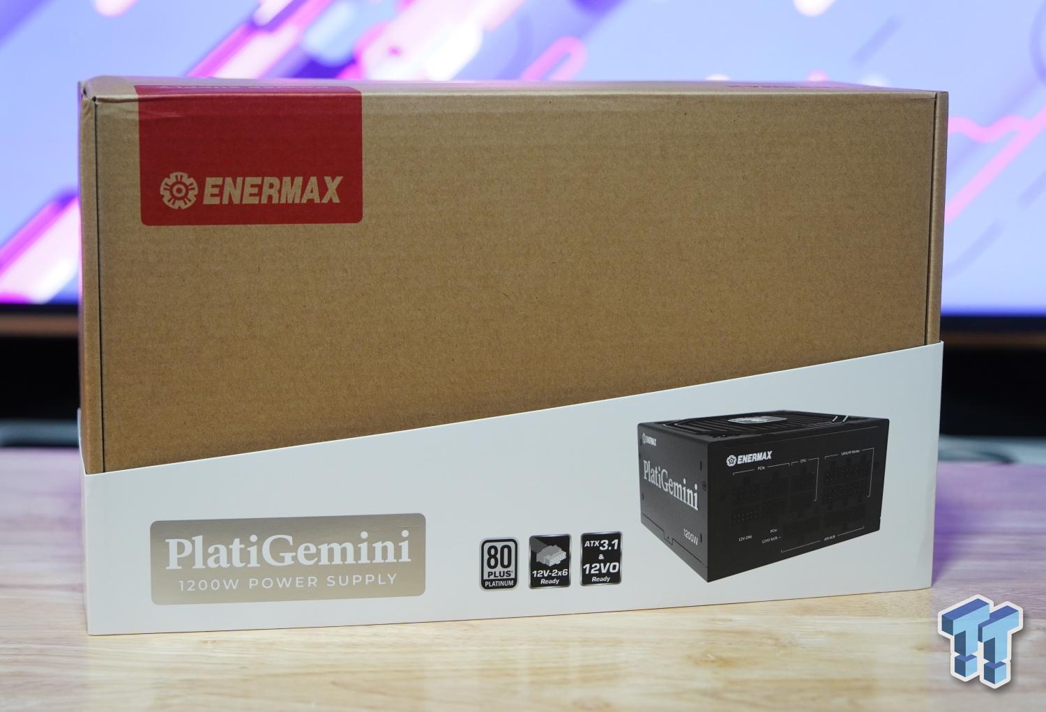 Enermax PlatiGemini 1200w 80 PLUS Platinum ATX 3.1 and 12VO PSU Review