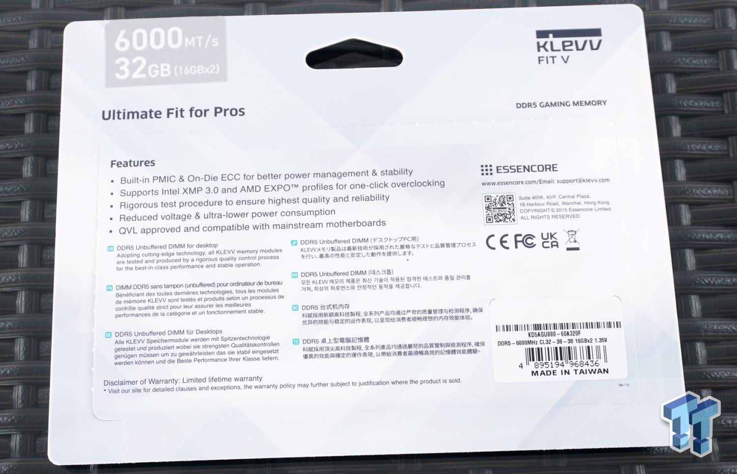 KLEVV FIT V DDR5-6000 32GB Dual-Channel Memory Kit Review