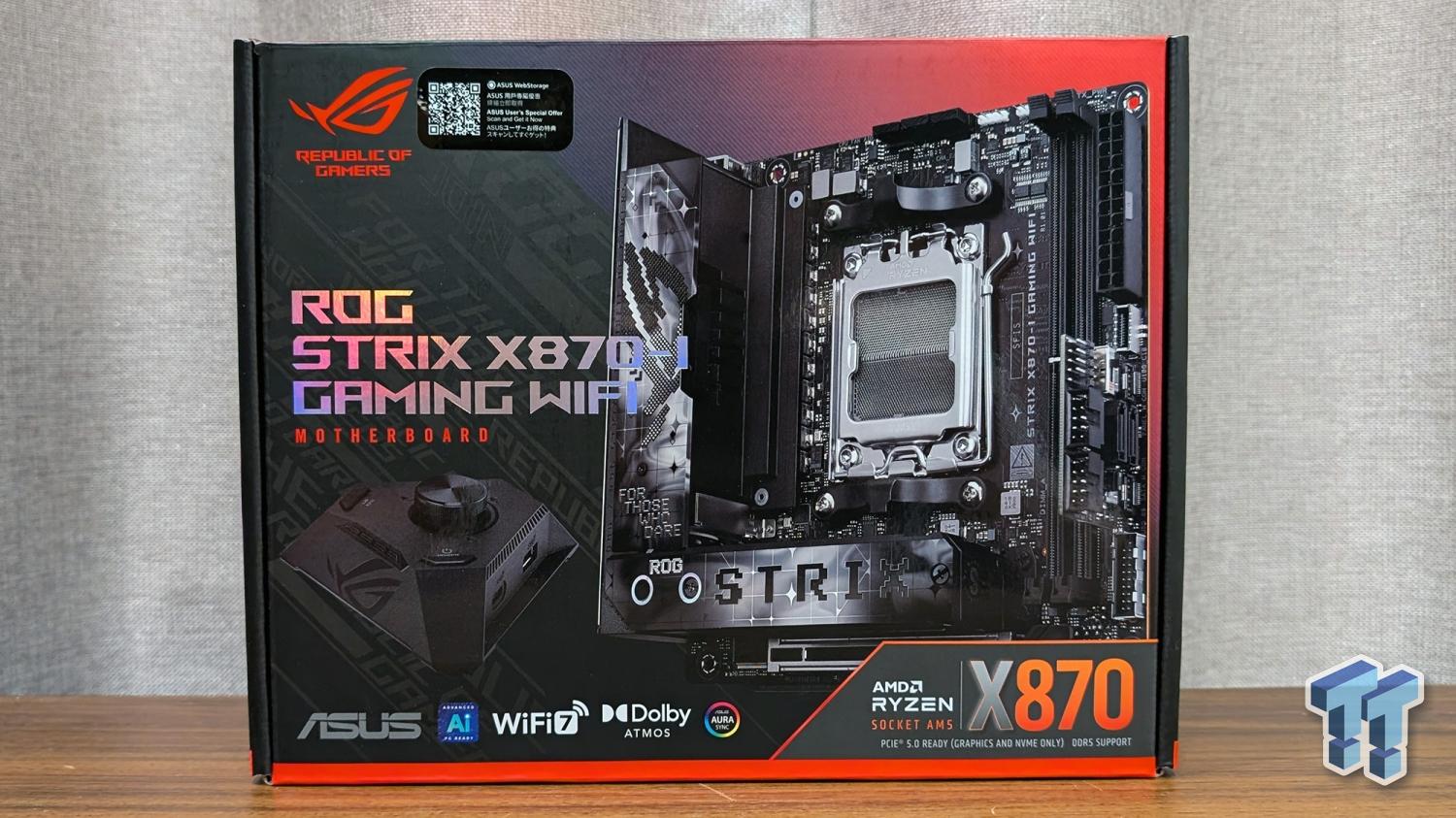 ASUS ROG Strix X870-I Gaming Wi-Fi Mini-ITX Motherboard Review