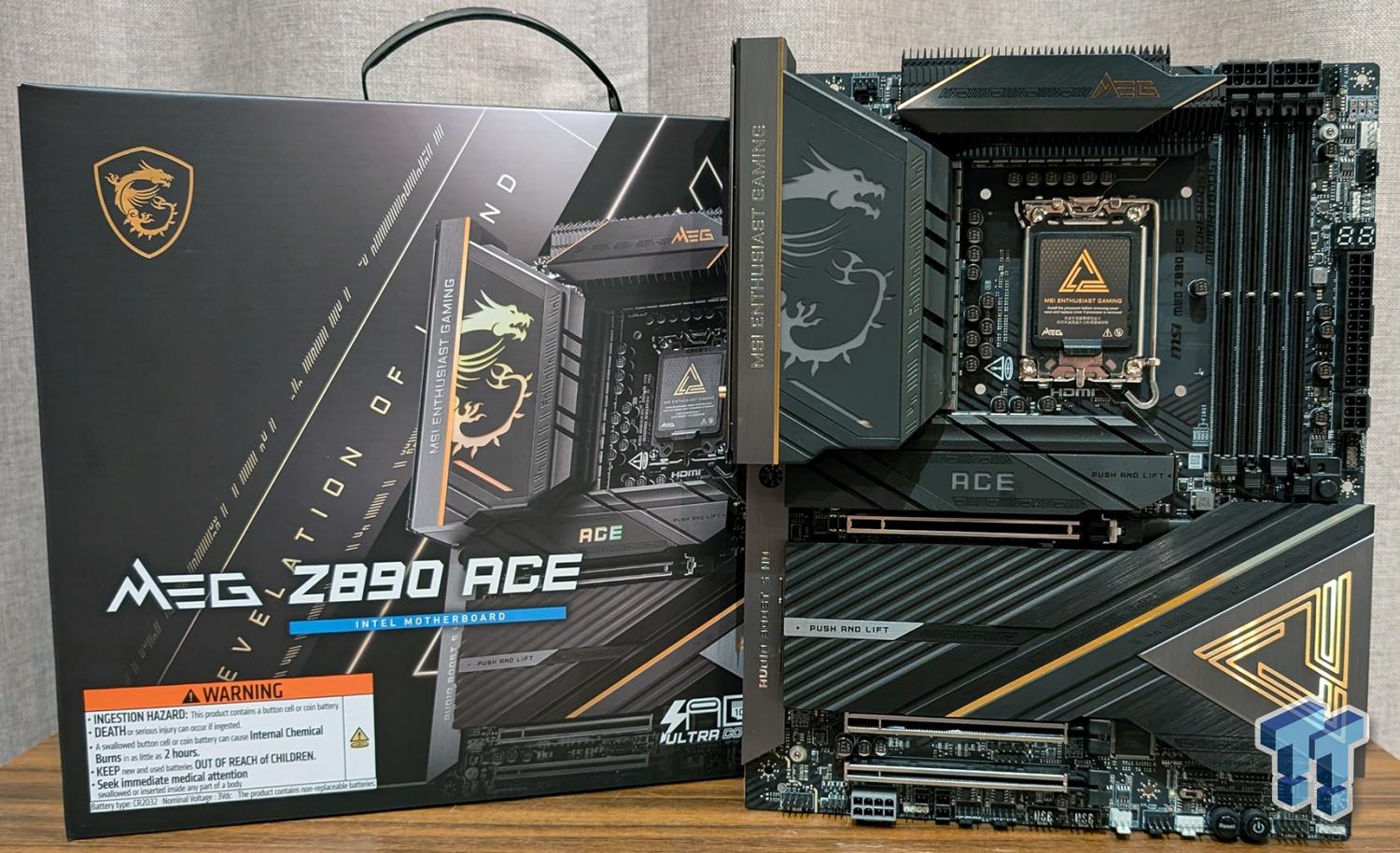 MSI MEG Z890 Ace Motherboard Review - Flagship features without the ...