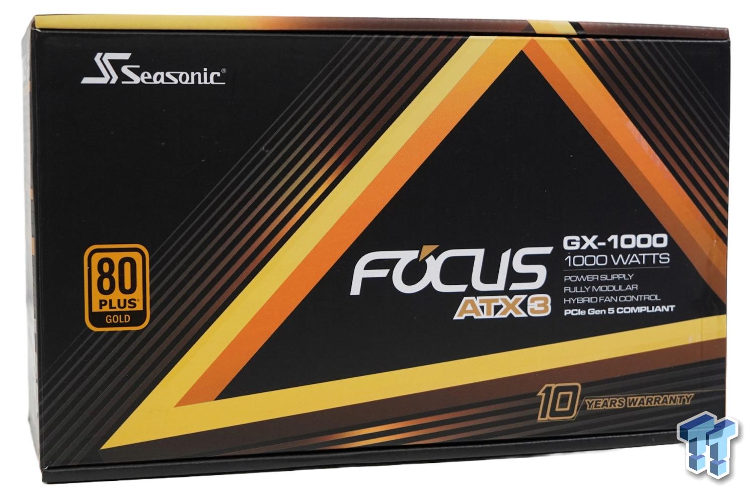 Seasonic Focus GX-1000 (2024) ATX 3.0 80 PLUS Gold PSU Review