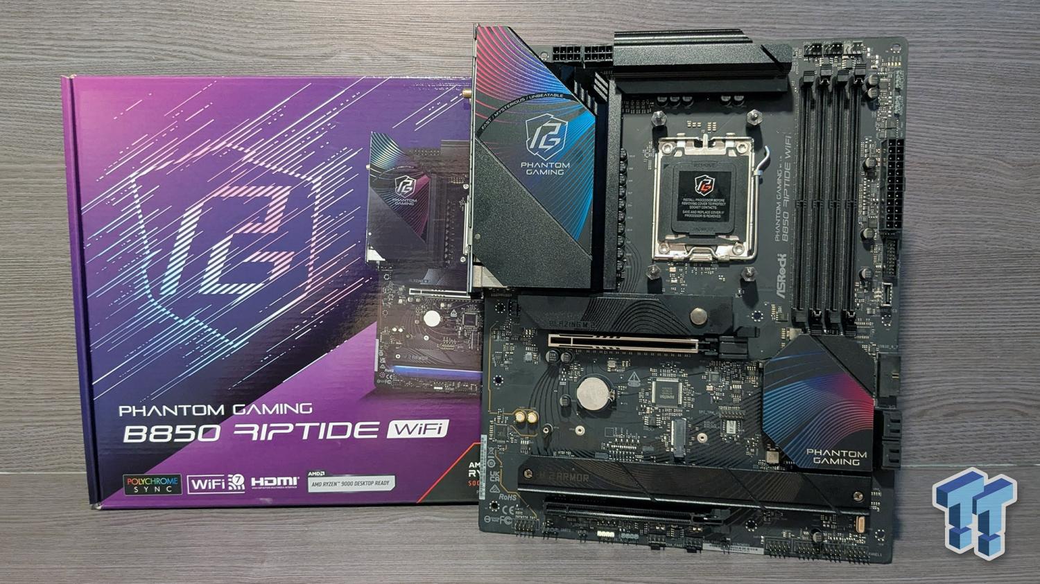 ASRock Phantom Gaming B850 Riptide WiFi Motherboard Review