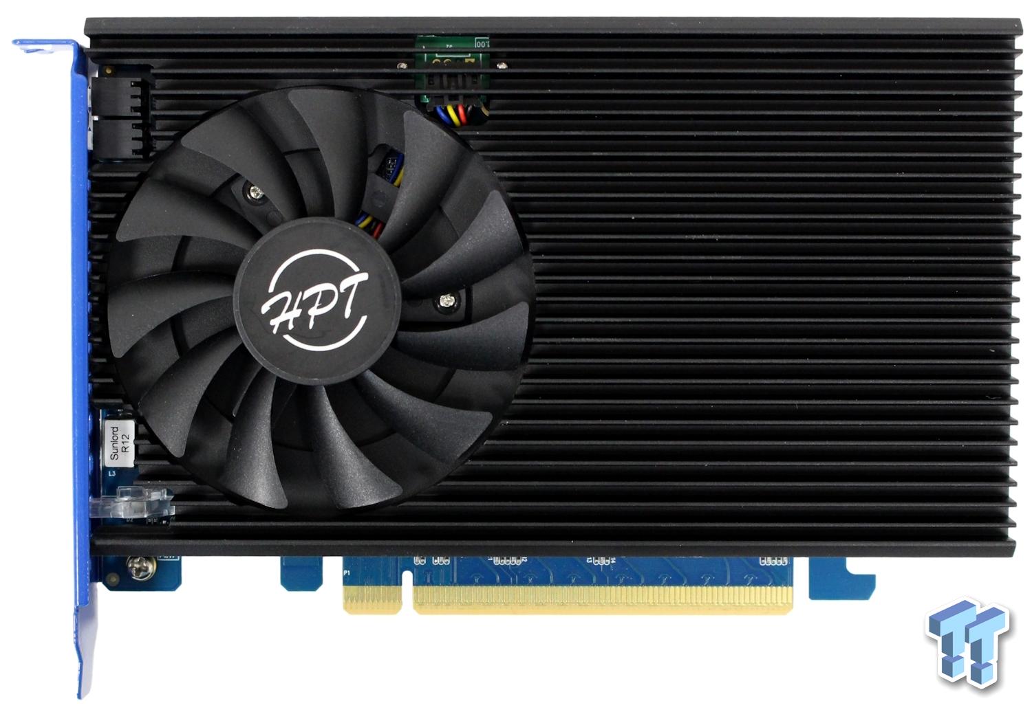 HighPoint Rocket 7604A Gen5 x16 NVMe RAID AIC Review - Half the Size ...