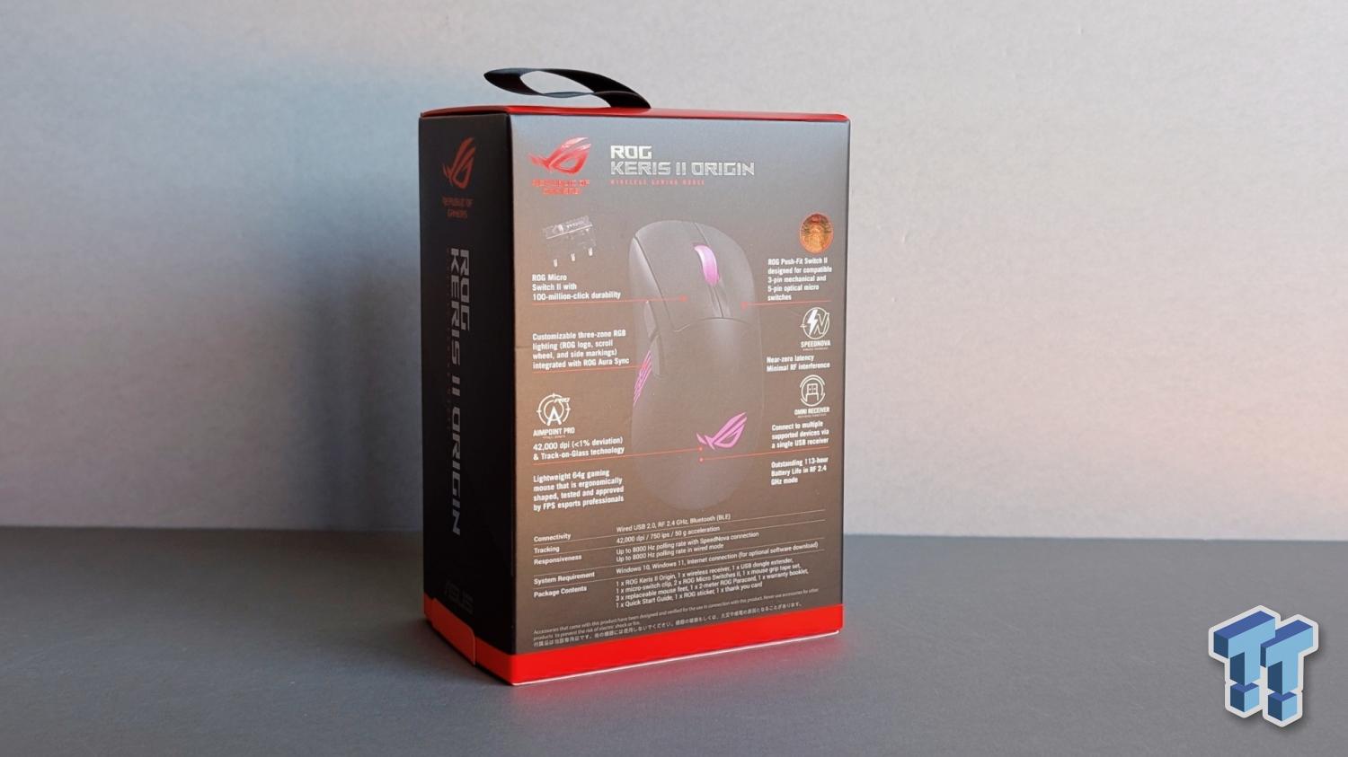 ASUS ROG Keris II Origin Wireless Gaming Mouse Review