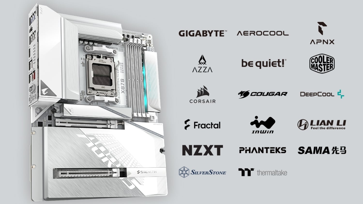 X870 AORUS STEALTH ICE ushers in a new era of PC building ...