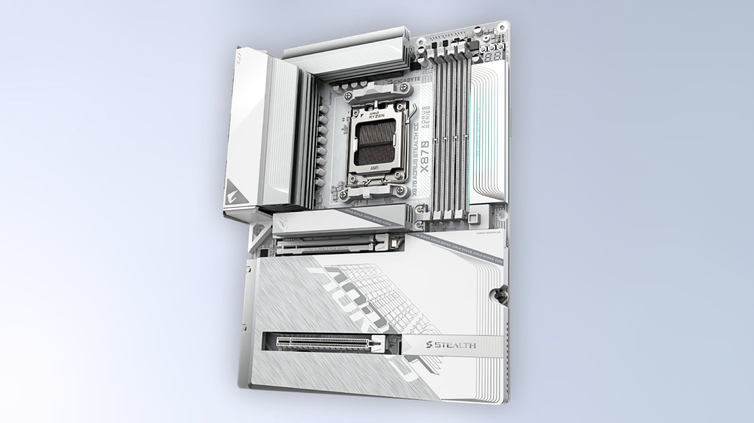 X870 AORUS STEALTH ICE ushers in a new era of PC building ...
