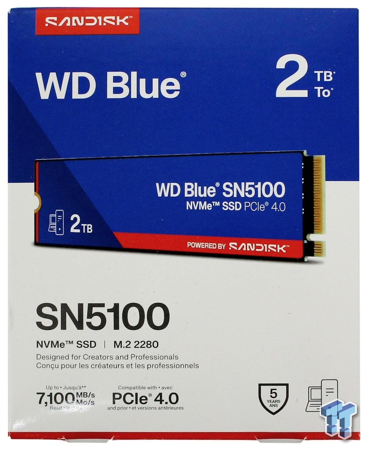 Sandisk WD Blue SN5100 2TB SSD Review - When Blue Runs Like Black