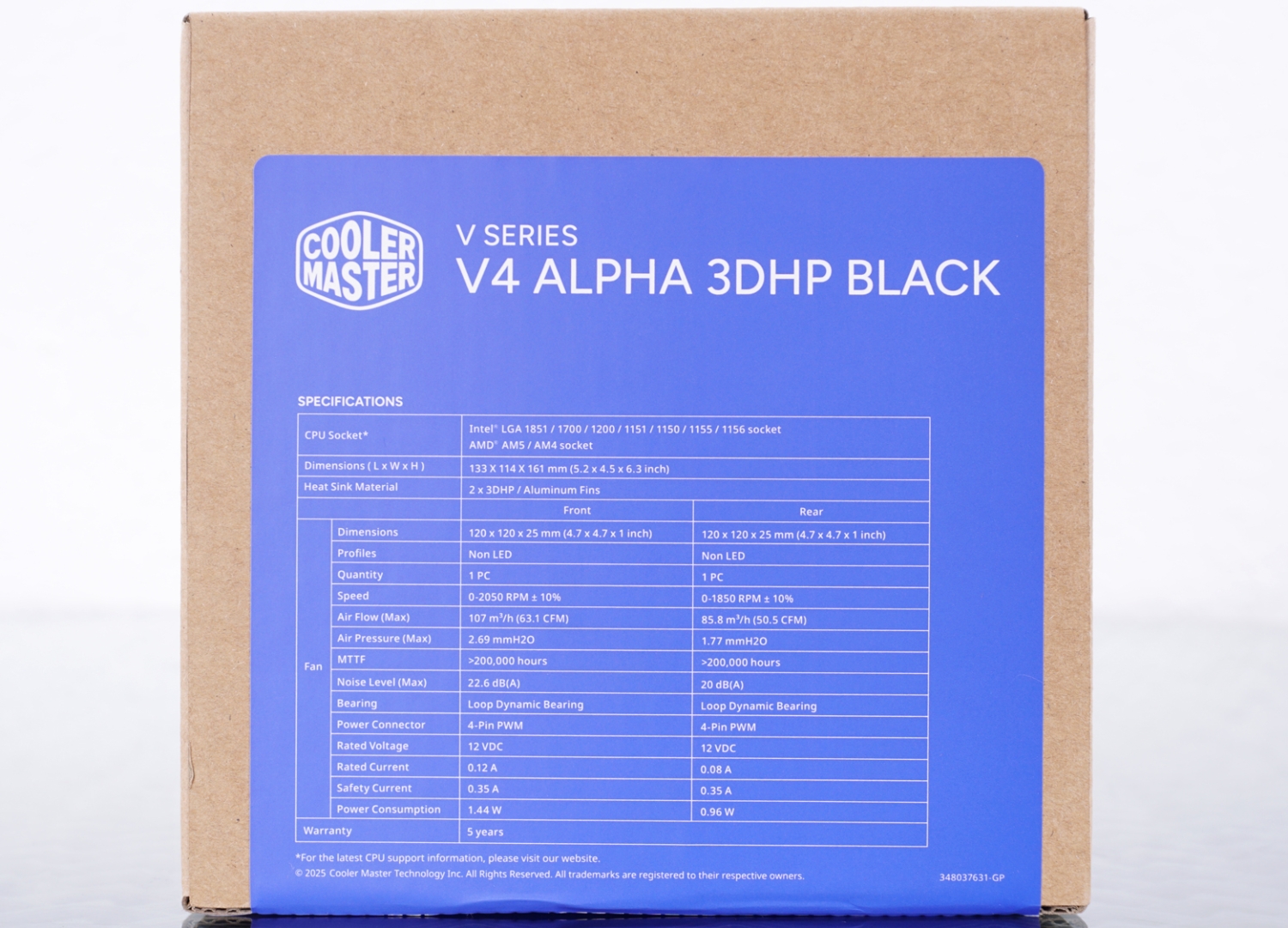 Cooler Master V4 Alpha 3DHP Black CPU Cooler Review