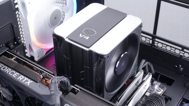 Cooler Master V4 Alpha 3DHP Black CPU Cooler Review