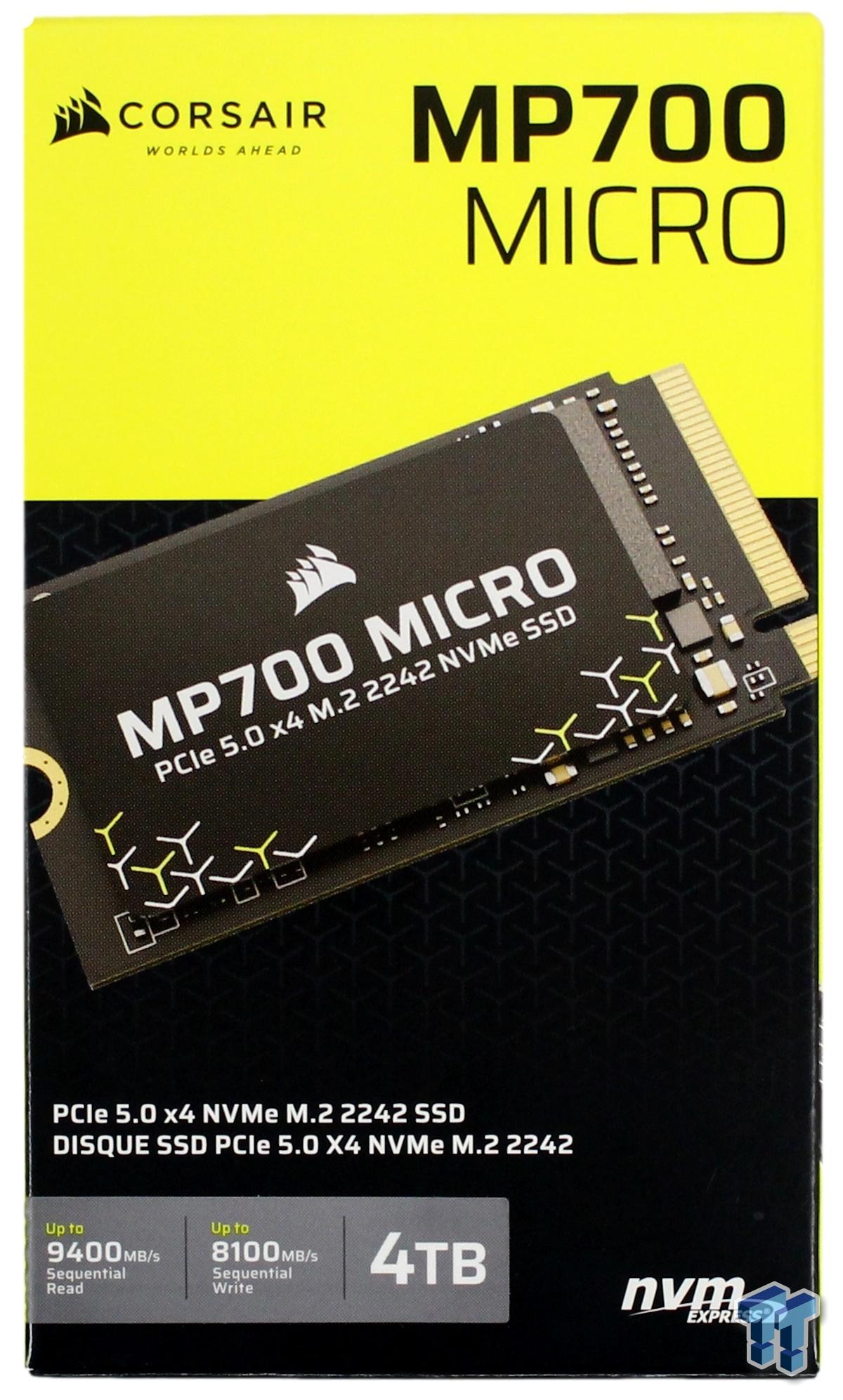 Corsair MP700 Micro 4TB SSD Review - Tiny but Huge
