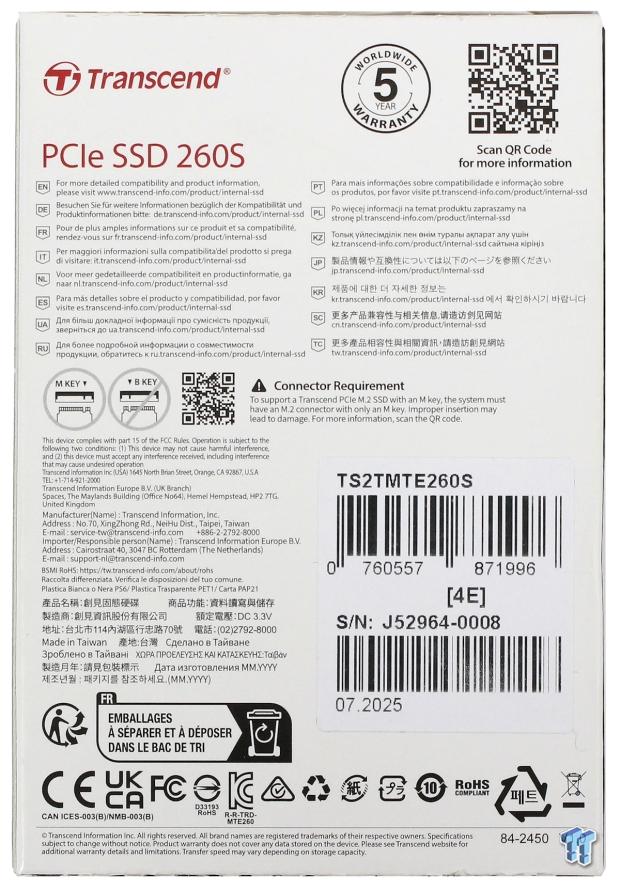 Transcend MTE260S 2TB SSD Review - Transcendent Performance