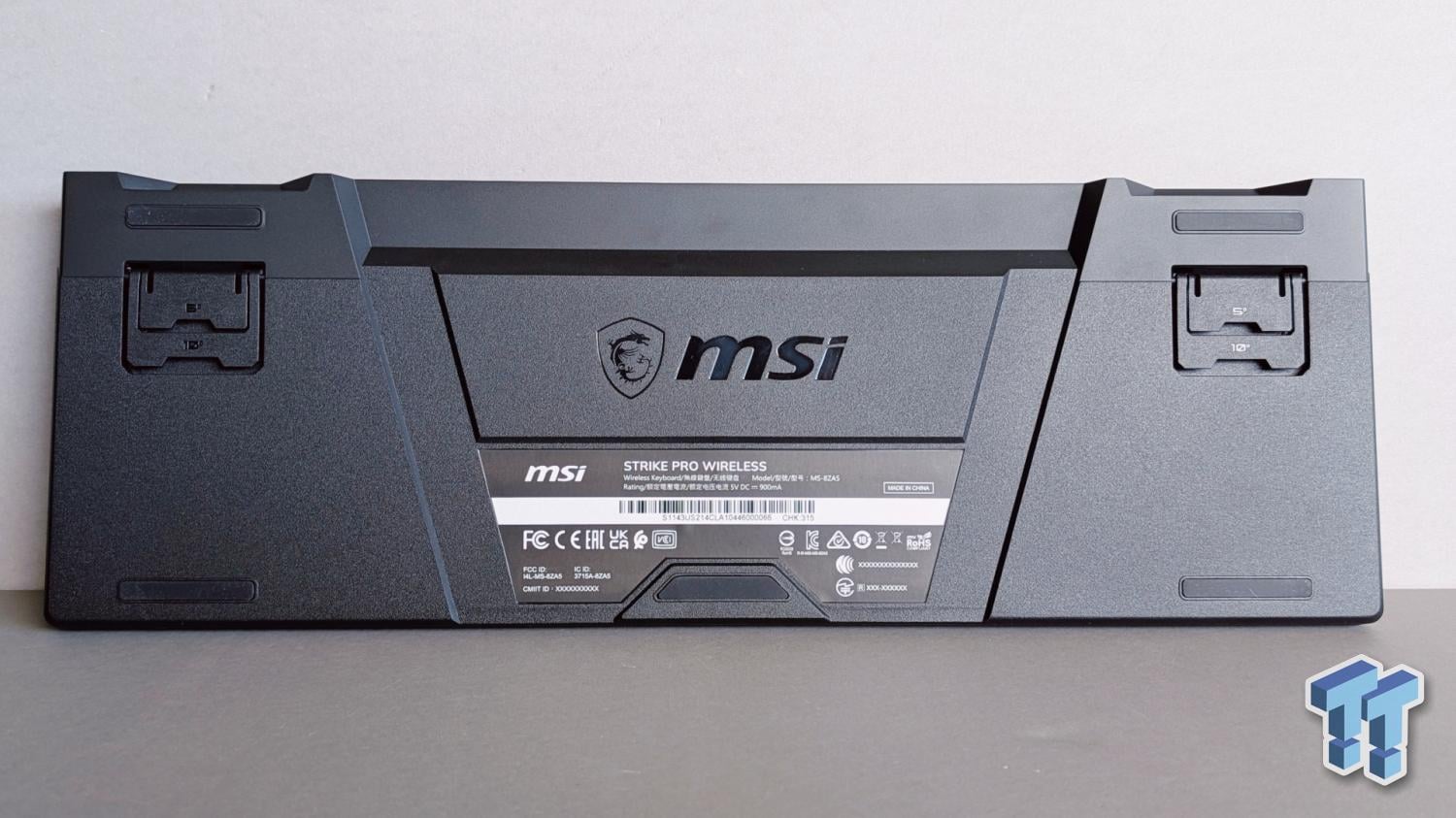 MSI Strike Pro Wireless Gaming Keyboard Review - Silent and Smooth