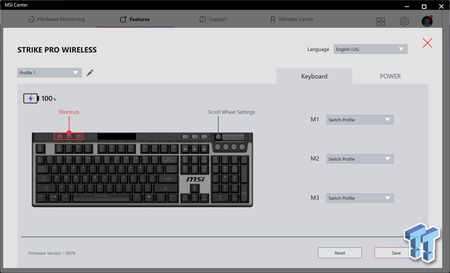MSI Strike Pro Wireless Gaming Keyboard Review - Silent and Smooth