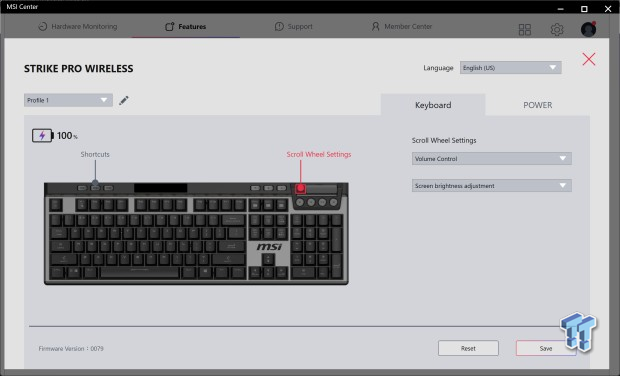 MSI Strike Pro Wireless Gaming Keyboard Review - Silent and Smooth
