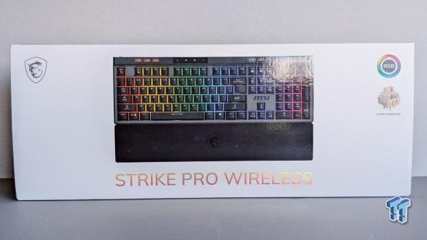 MSI Strike Pro Wireless Gaming Keyboard Review - Silent and Smooth