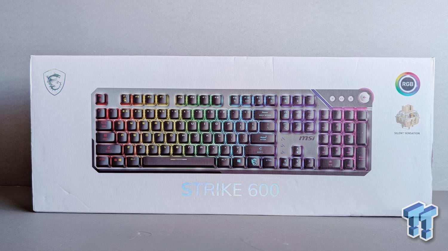 MSI Strike 600 Gaming Keyboard Review - The Sound of Silence