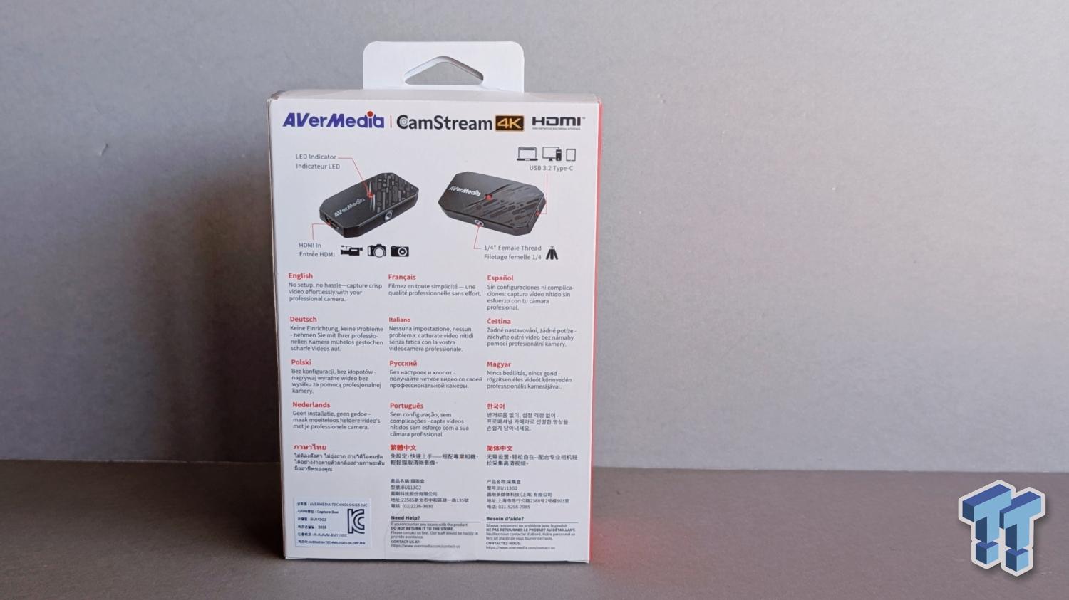 AVerMedia CamStream 4K Review - Turn That Pro Camera Into a Plug-and ...