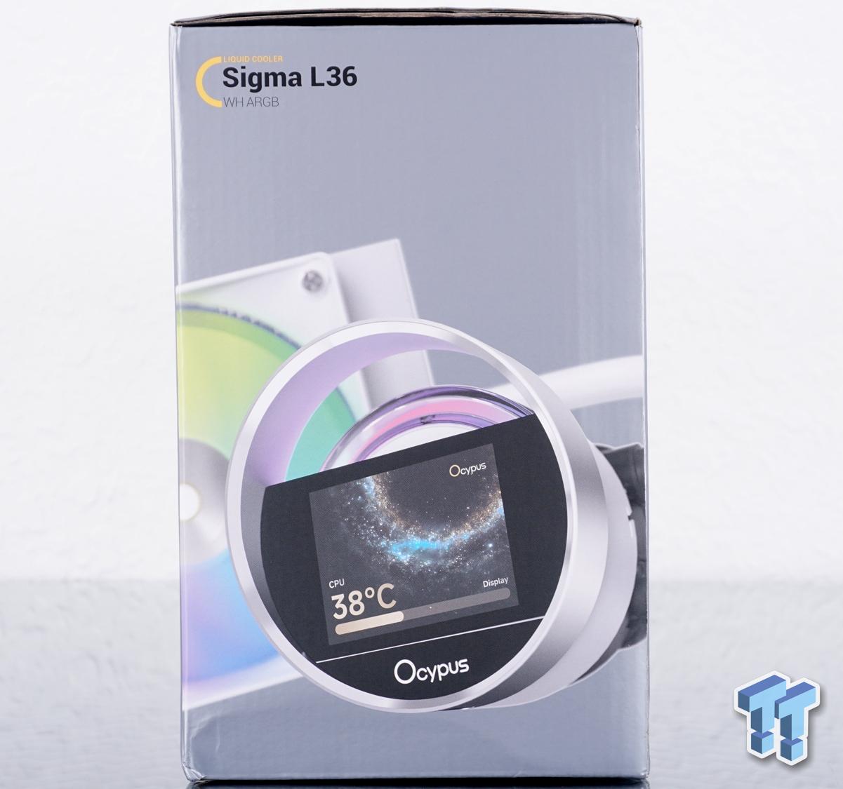 Ocypus Sigma L36 WH ARGB Liquid CPU Cooler Review