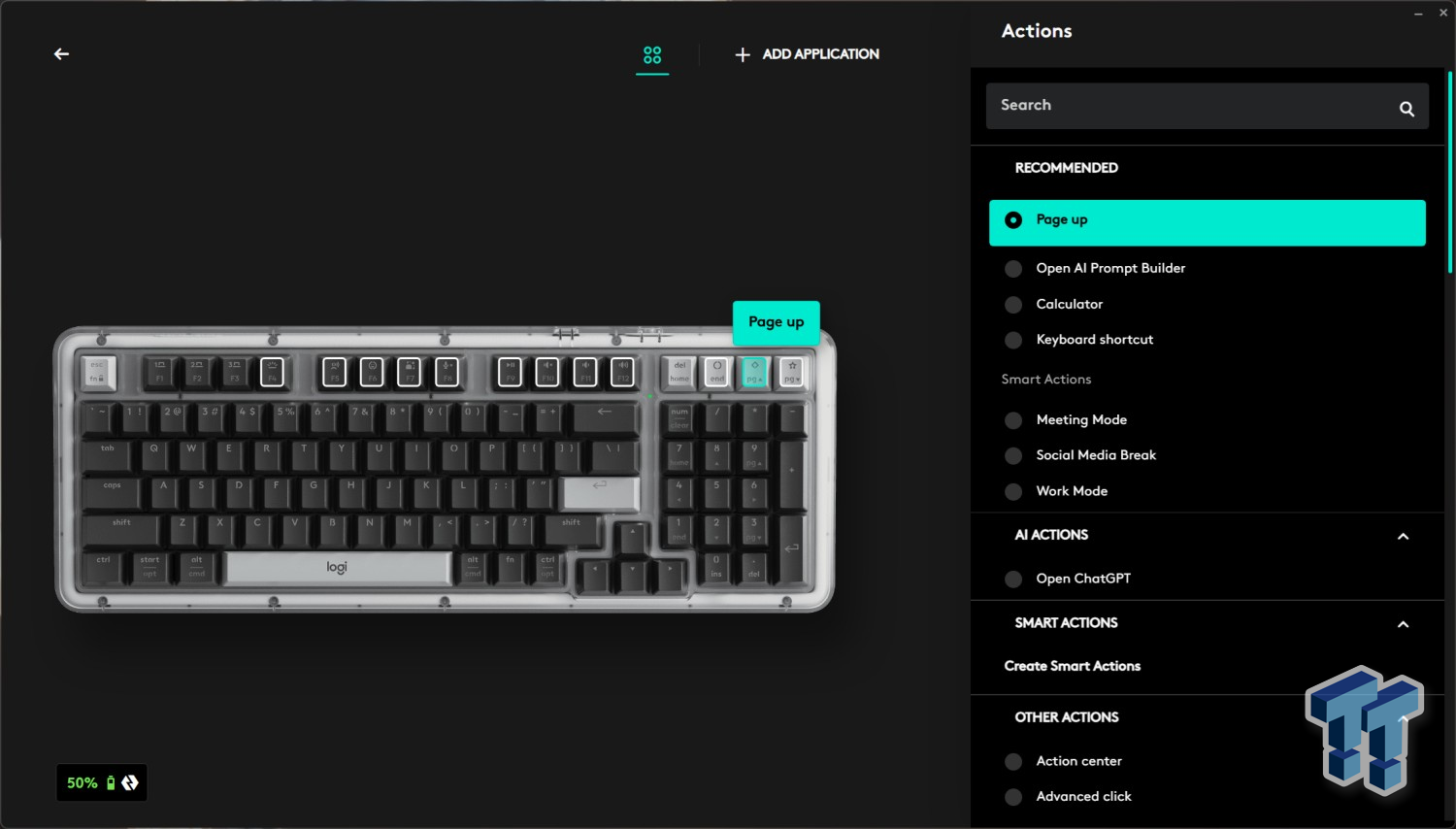 Logitech Alto Keys K98M Wireless Mechanical Keyboard - Smart Productivity