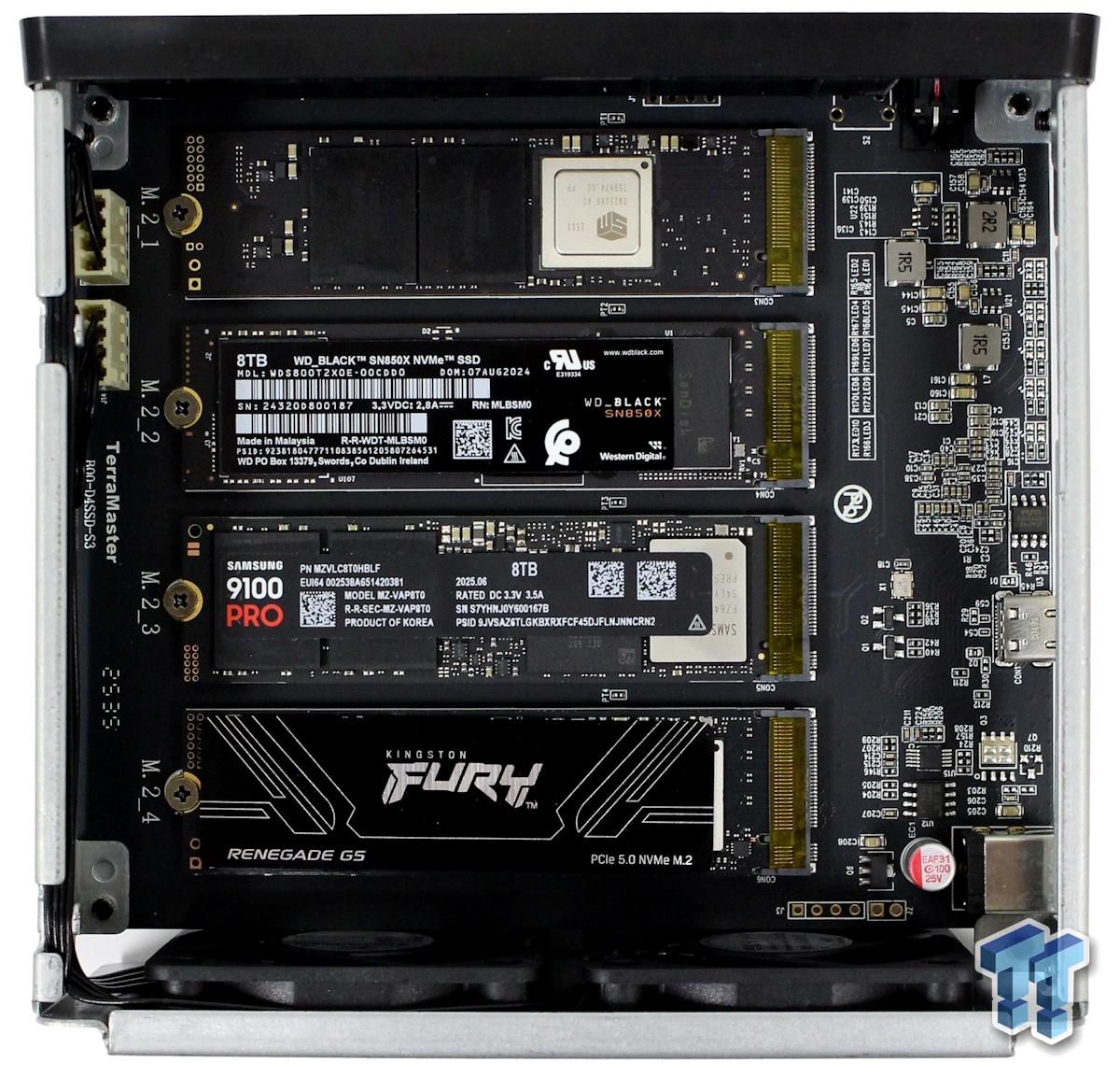 TERRAMASTER D4 SSD 4-Bay NVMe DAS Enclosure Review - Superior Portable DAS