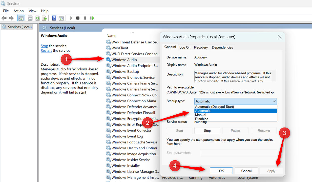 How to fix the "No Audio Device Is Installed" problem on Windows 11