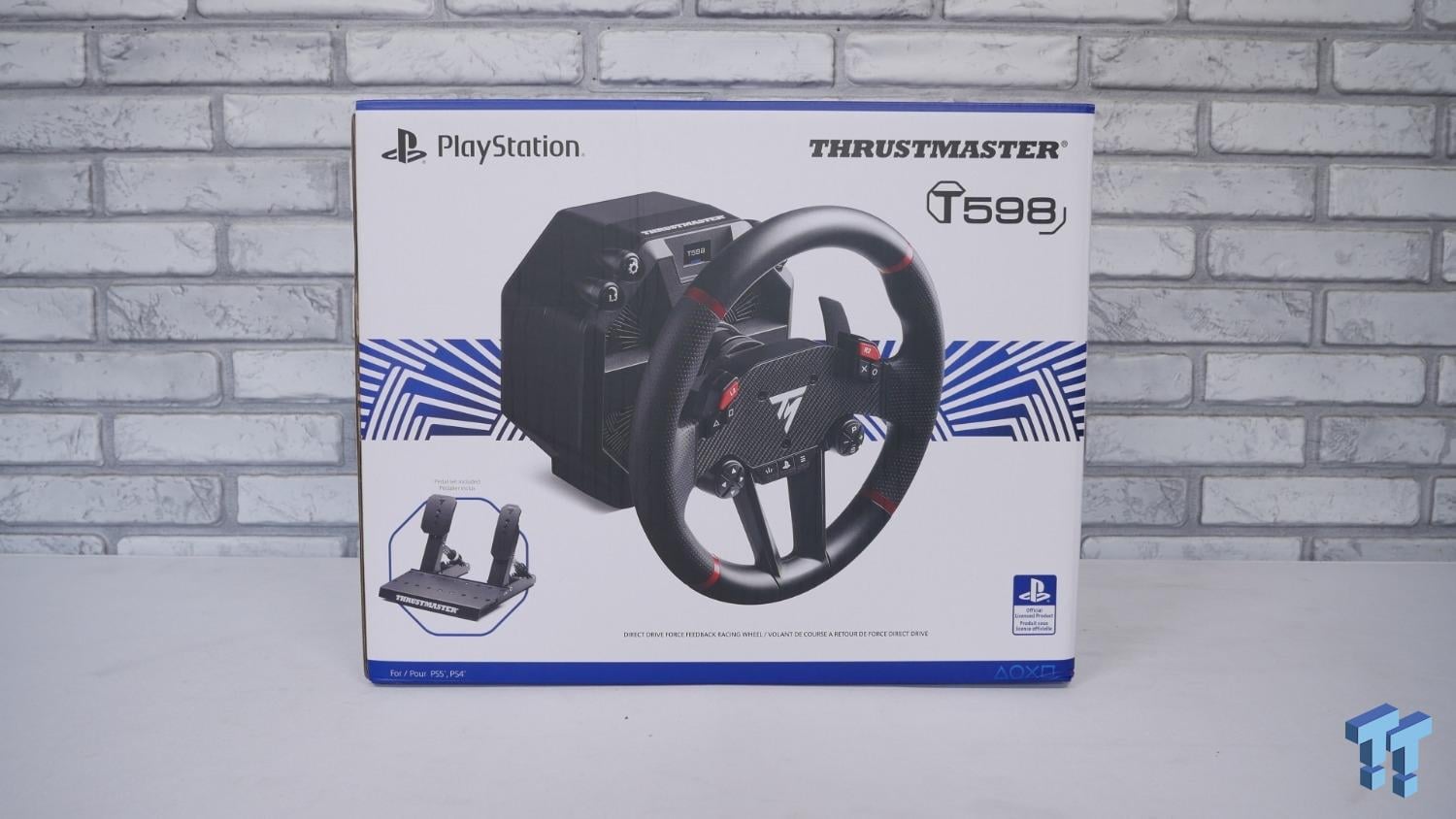 Thrustmaster T598 Direct Axial Drive Force Feedback Racing Wheel Bundle ...
