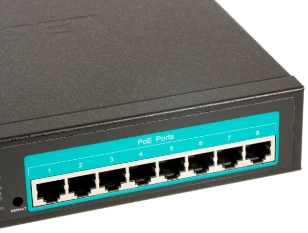 TRENDnet TPE-80WS 8-Port Power Over Ethernet Web Smart Switch