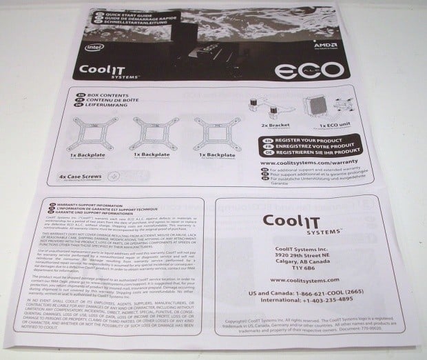 CoolIT Systems ECO A.L.C. CPU Cooler