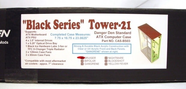 Danger Den Black-Series Tower 21 Bruiser Chassis