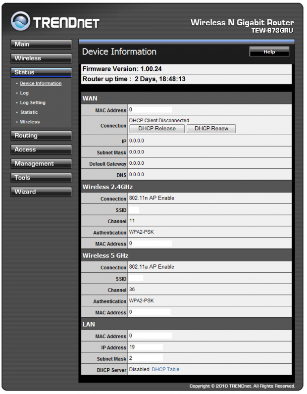 TRENDnet TEW-673GRU Dual Band 300Mbps Wireless Router