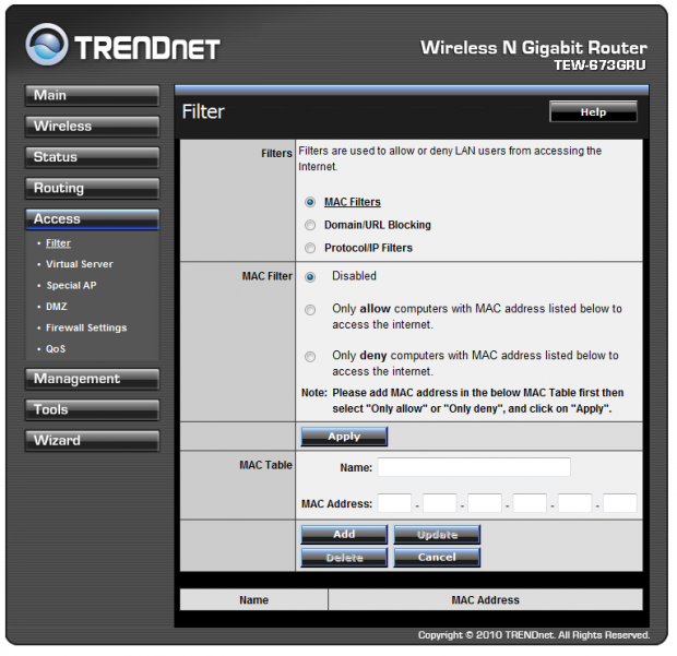 TRENDnet TEW-673GRU Dual Band 300Mbps Wireless Router