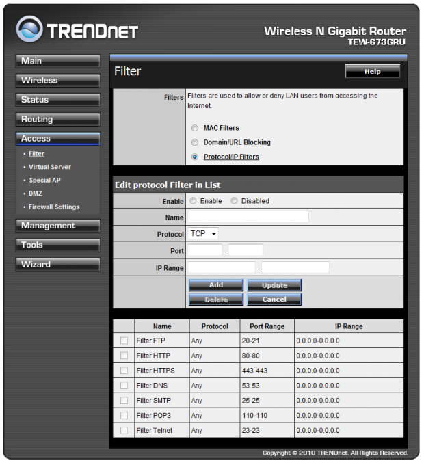 TRENDnet TEW-673GRU Dual Band 300Mbps Wireless Router