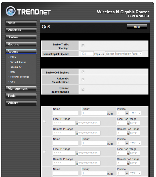 TRENDnet TEW-673GRU Dual Band 300Mbps Wireless Router