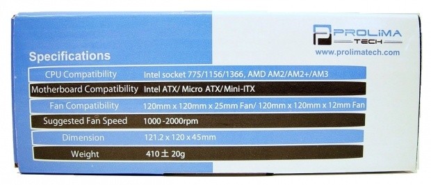 Prolimatech Samuel 17 Low Profile CPU Cooler