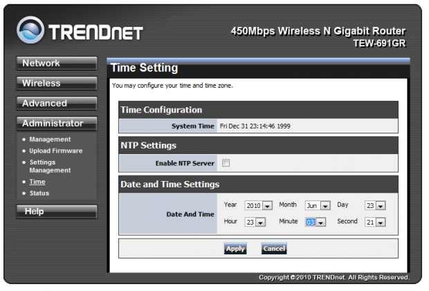 TRENDnet TEW-691GR 450Mbps Wireless Router