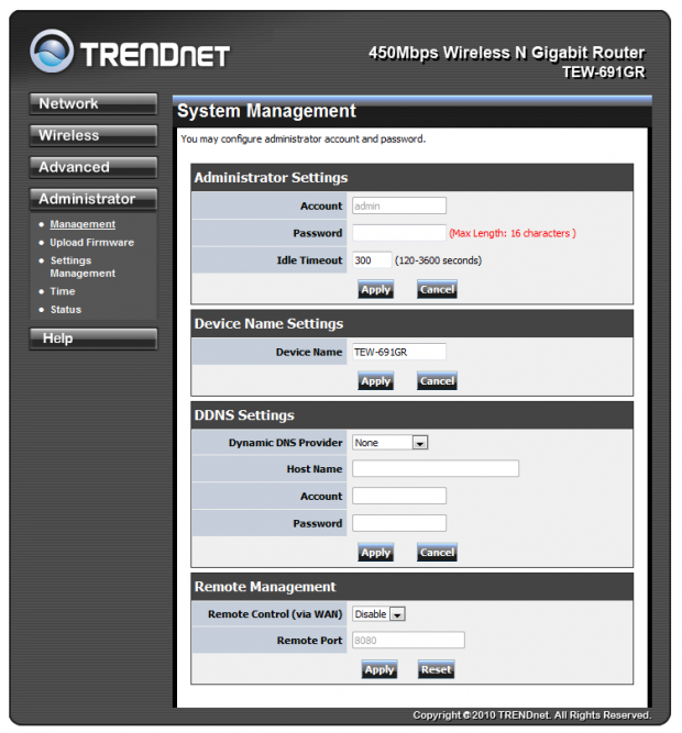 TRENDnet TEW-691GR 450Mbps Wireless Router