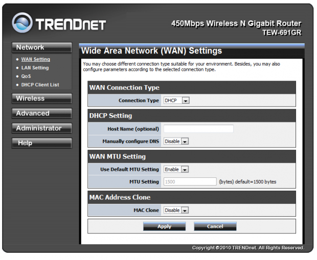 TRENDnet TEW-691GR 450Mbps Wireless Router