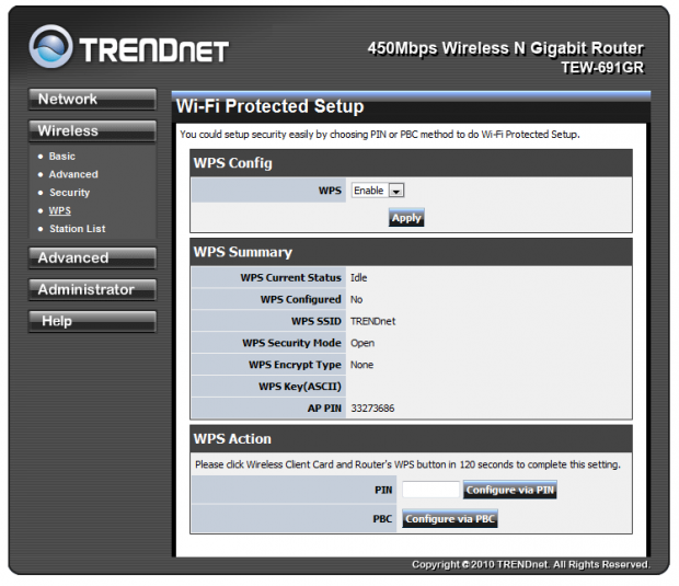TRENDnet TEW-691GR 450Mbps Wireless Router