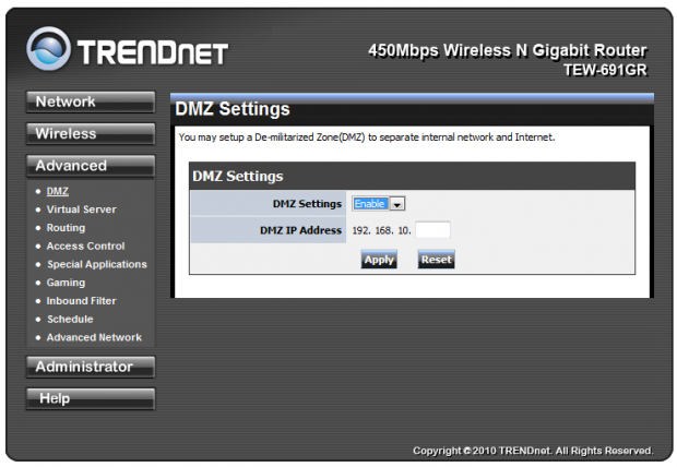 TRENDnet TEW-691GR 450Mbps Wireless Router