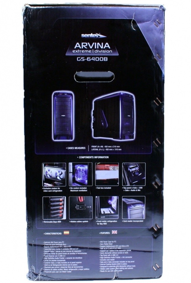 Sentey Arvina GS-6400B Mid Tower Chassis