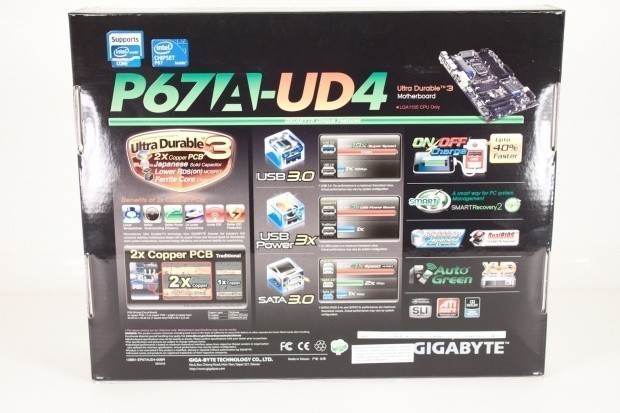 GIGABYTE P67A-UD4 (Intel P67 Express) Motherboard Review