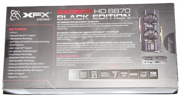 XFX Radeon HD 6870 1GB Black Edition Video Card Review
