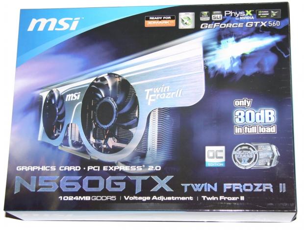 MSI GeForce GTX 560 Twin Frozr II OC Video Card Review