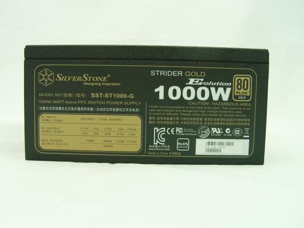 SilverStone Strider Gold Evolution 1000-watt Power Supply Review